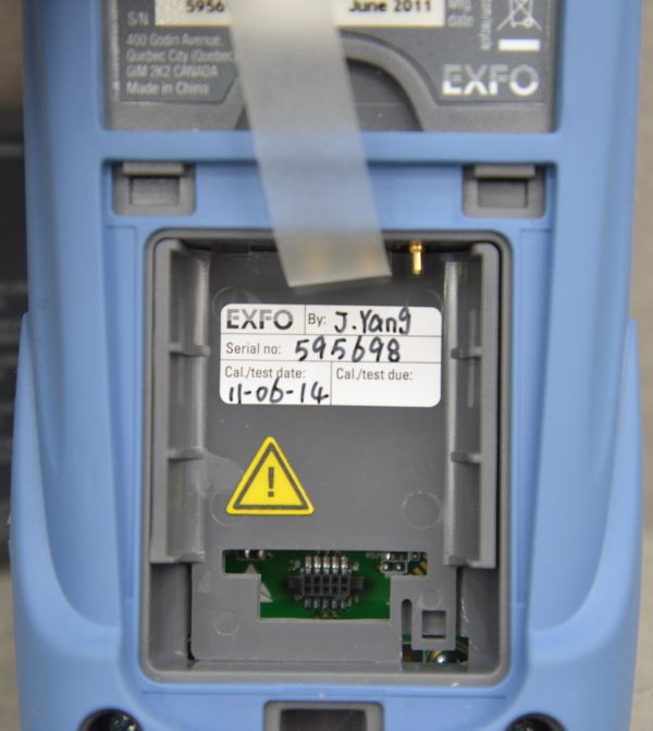 EXFO EPM-500 EPM-502 FiberBasix Fiber Optic Power Meter DOM 2011 - DeoCorp